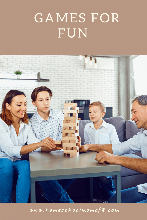7 Insanely Fun Games - HomeSchool Mom of 8