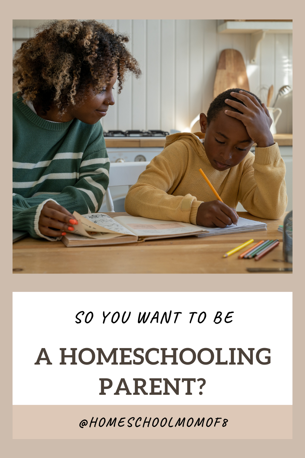 So you want to be a homeschooling parent? - HomeSchool Mom of 8